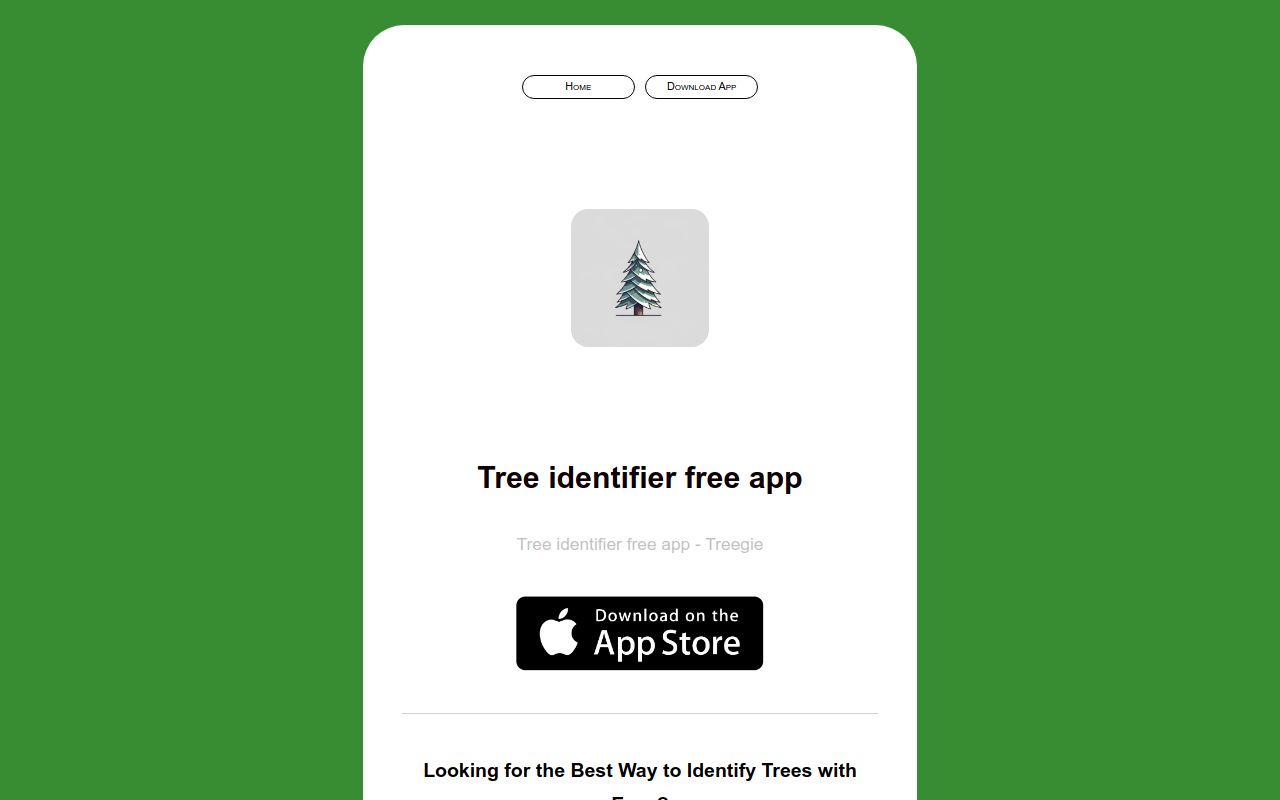Tree identifier free app - Treegie